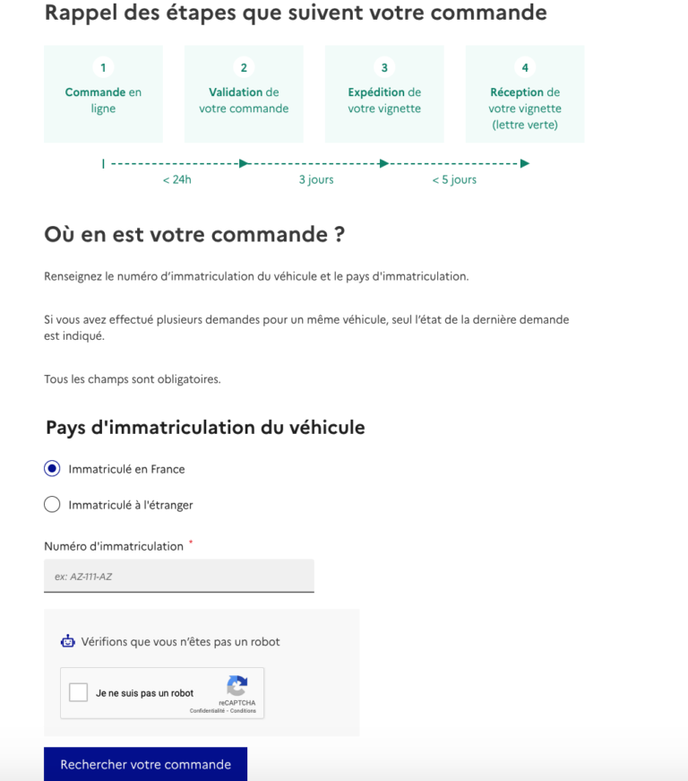 Crit'air : Vignette non reçue , comment suivre sa commande